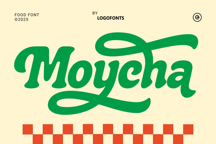 Moycha - Food Font - Free Font