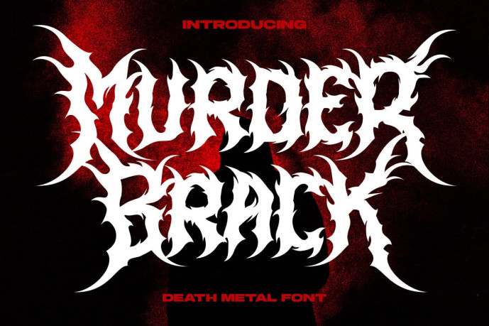 Murder Brack Display Font - Free Font