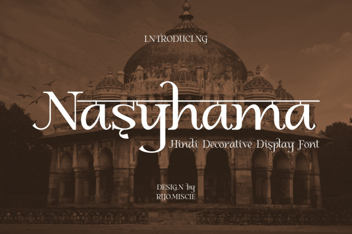 Nasyhama Hindi Decorative Font - Free Font