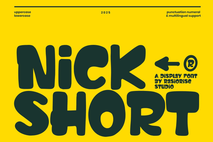 Nick Short - Display Font - Free Font