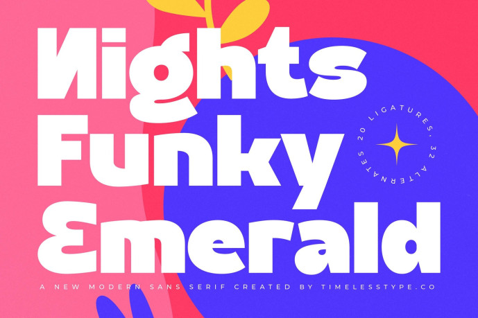 Nights Funky Emerald Font - Free Font