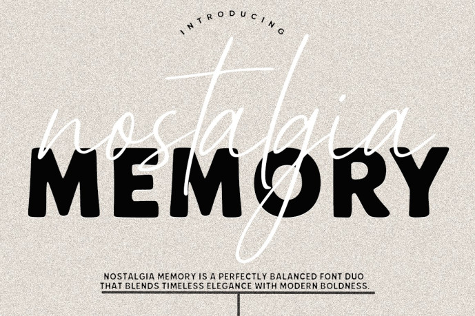 Nostalgia Memory Font - Free Font