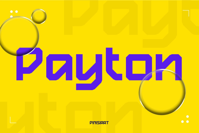 Payton – Modern Techno Font - Free Font