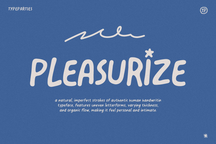 Pleasurize Script Font - Free Font