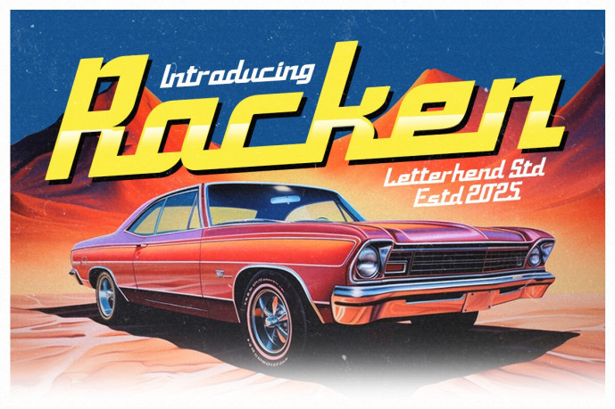 Racken Display Font - Free Font