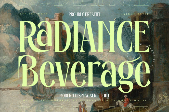 Radiance Beverage Serif Font - Free Font