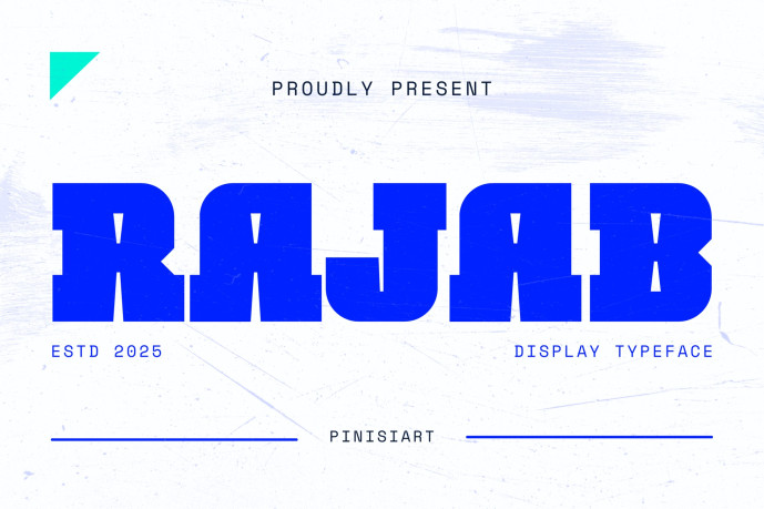 Rajab – Industrial Edge Font - Free Font