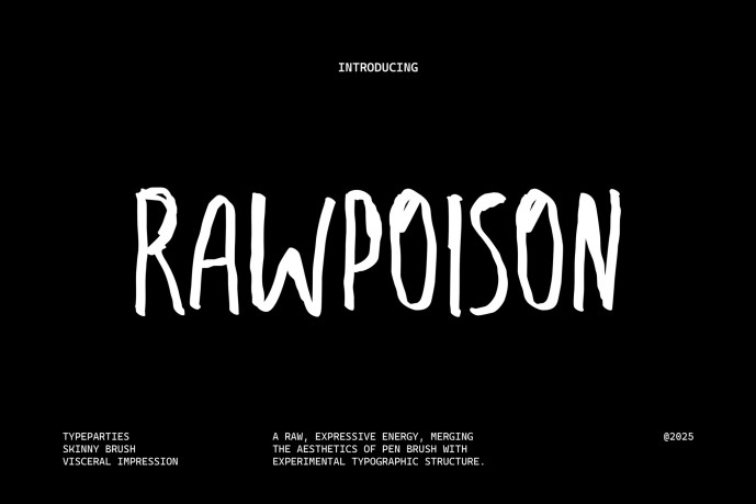 RawPoison Script Font - Free Font