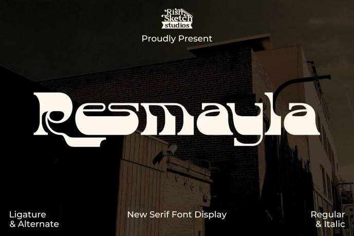 Resmayla - Serif Display Font - Free Font
