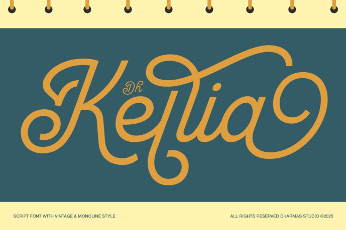 Kellia Handwritten Font - Free Font