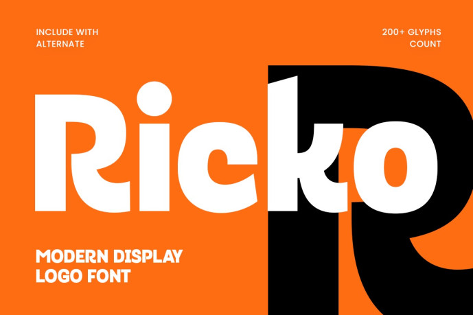 Ricko - Modern Sans Serif Font - Free Font