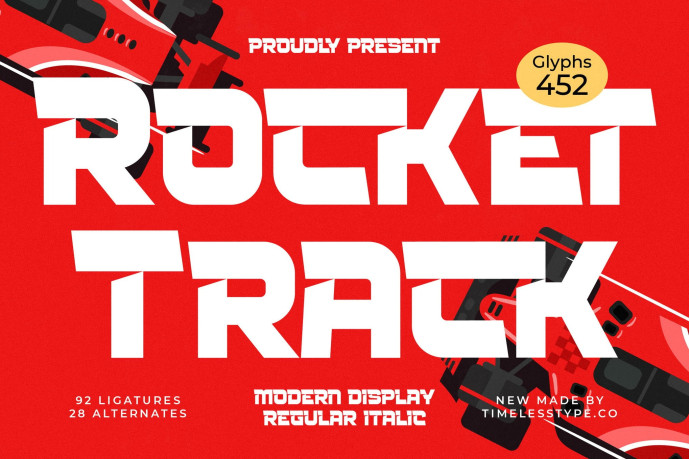 Rocket Track - Modern Display Font - Free Font
