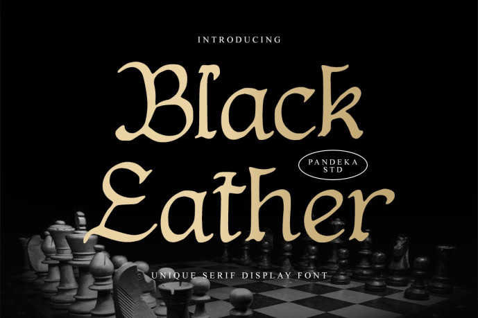 Black Eather Roman Vintage Font - Free Font