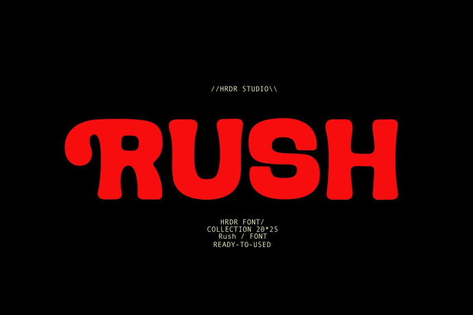 Rush Sans Serif Font - Free Font