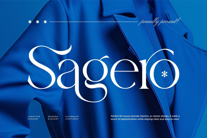 Sagero Modern Serif Font - Free Font