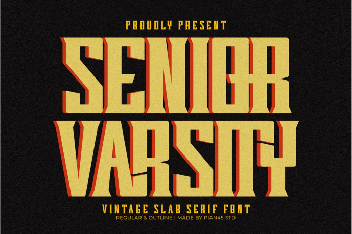 Senior Varsity Font - Free Font