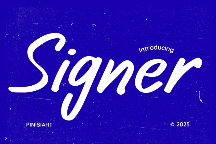 Signer – Handwritten Script Font - Free Font