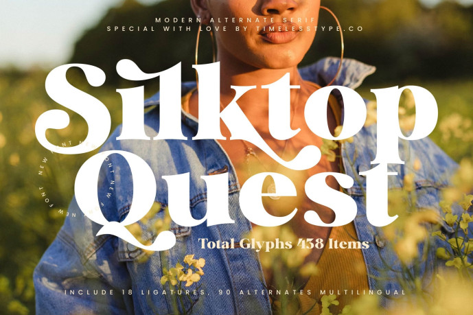 Silktop Quest Serif Font - Free Font