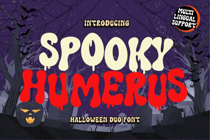Spooky Humerus Font - Free Font