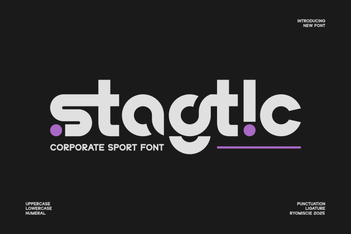 Stagtic Font- Modern Font - Free Font