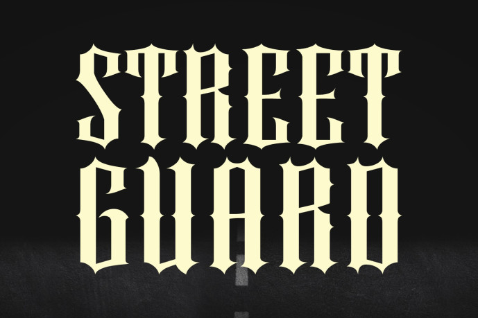 Street Guard Display Font - Free Font