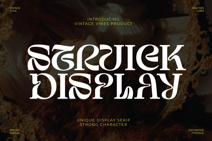 Struick-Vintage Display Serif - Free Font