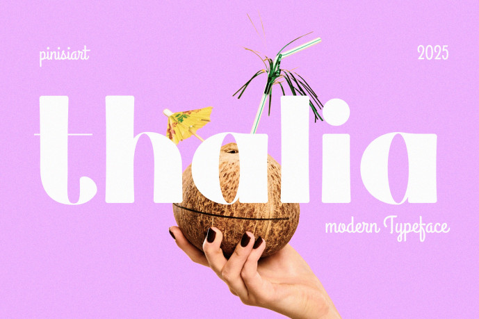 Thalia – Retro Modern Display Font - Free Font