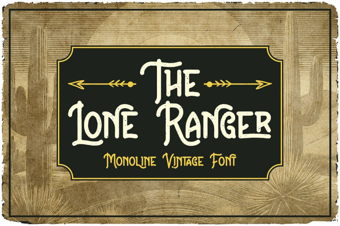The Lone Ranger Font - Free Font
