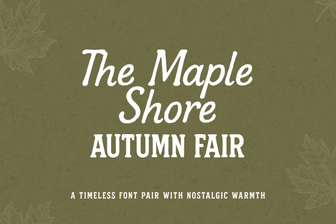 The Maple Shore Font - Free Font