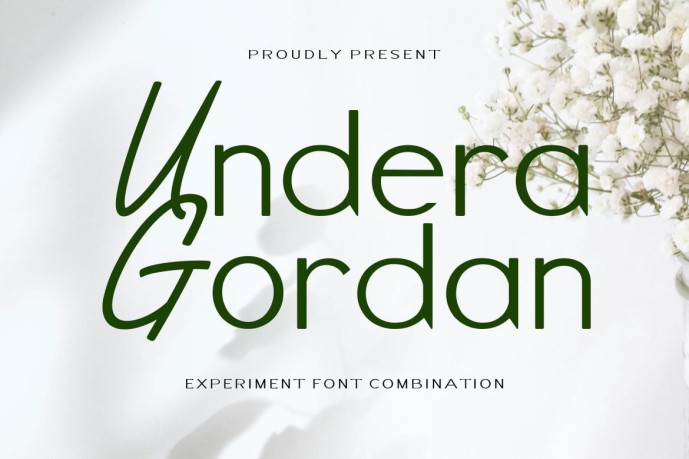 UnderaGordan - Duo Font - Free Font