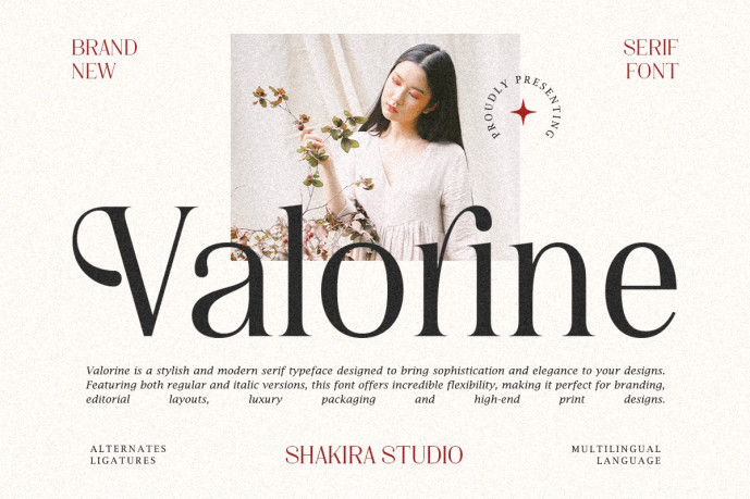 Valorine – Modern Stylish Font - Free Font