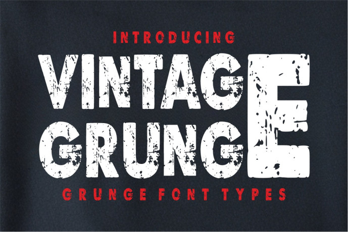Vintage Grunge Font - Free Font