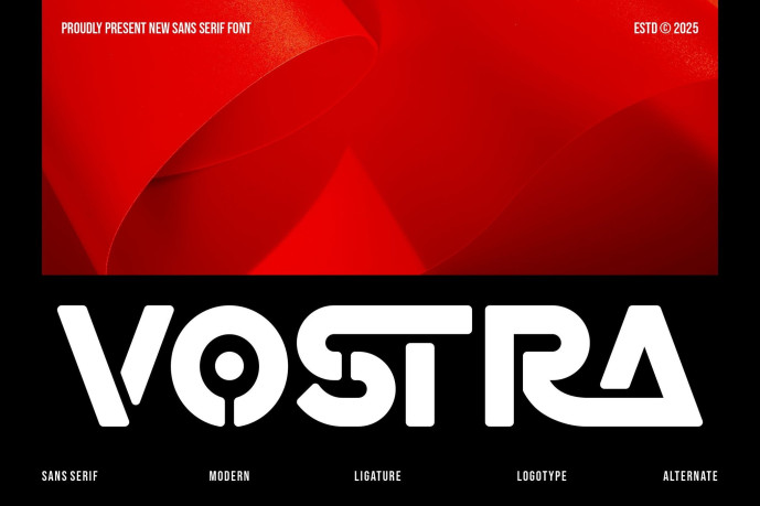 Vostra Modern Sans Serif Font - Free Font