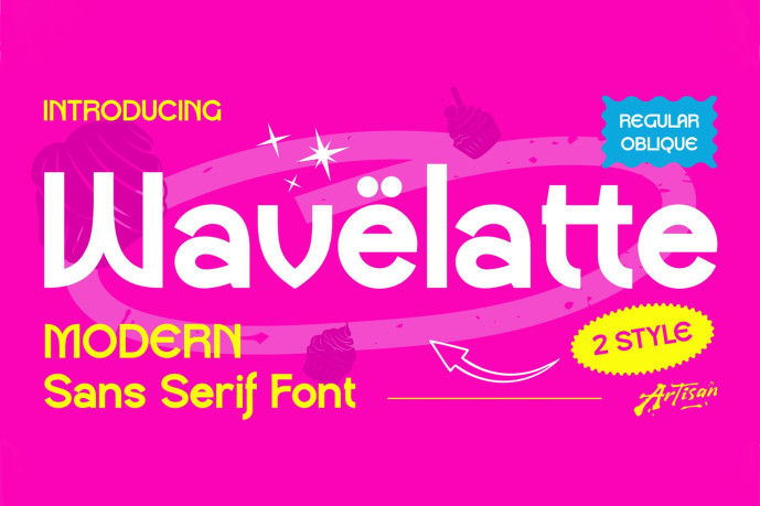 Wavelatte Sans Serif Font - Free Font