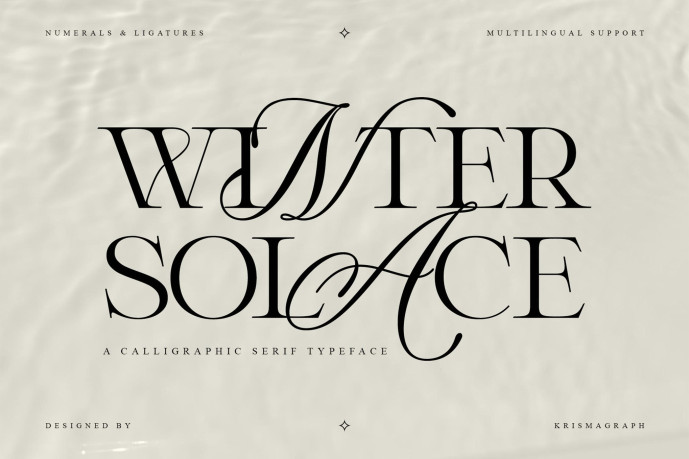 Winter Solace – Calligraphic Serif Font - Free Font