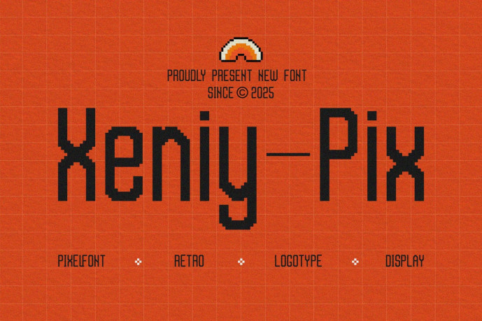 Xeniy Pix Retro Pixel Font - Free Font