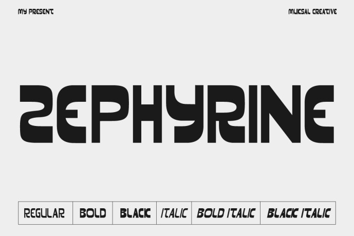 Zephyrine Sans Serif Font - Free Font