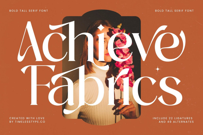 Achieve Fabrics Font - Free Font