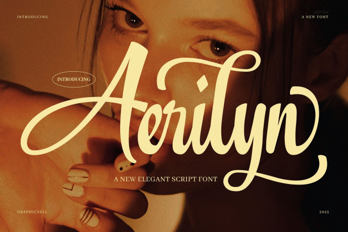 Aerilyn – Feminine Script Font - Free Font