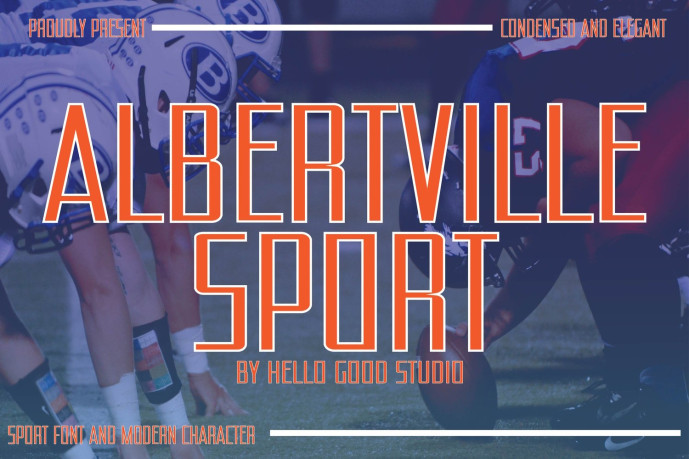 Albertville Sport Font - Free Font