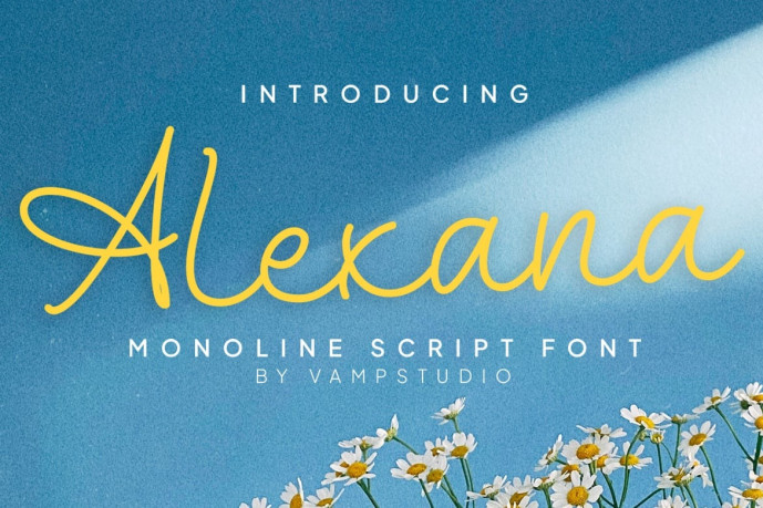 Alexana – Elegant Handwritten Script Font - Free Font