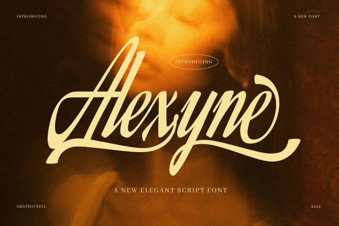 Alexyne – Modern Script Font - Free Font