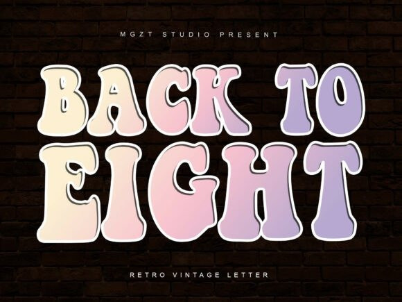 Back to Eight Font - Free Font