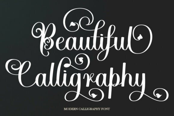 Beautiful Calligraphy Font - Free Font