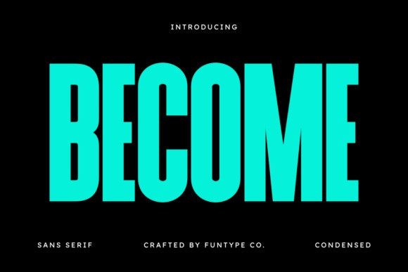 Become Typeface - Free Font