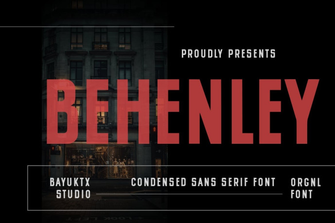 Behenley Font - Free Font