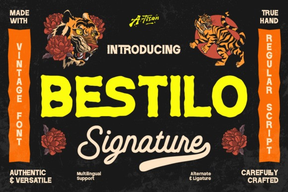 Bestilo Signature Font Duo - Free Font
