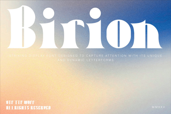 Birion Font - Free Font