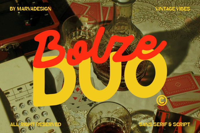 Bolze - Duo Font - Free Font