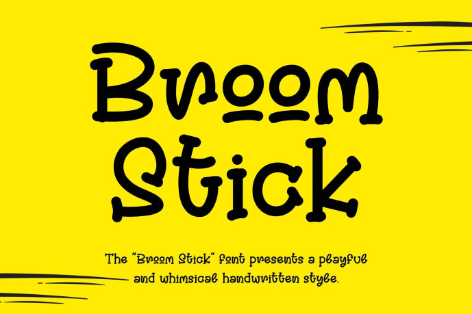Broom Stick Handwritten Font - Free Font